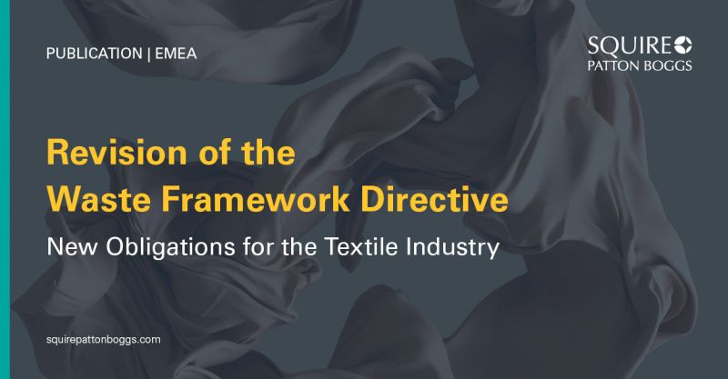Squire Patton Boggs on LinkedIn: Revision of the Waste Framework ... Squire Patton Boggs on LinkedIn: Revision of the Waste Framework ...