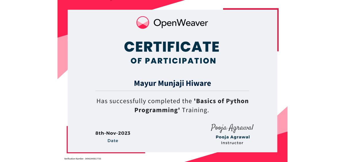 Mayur Hiware on LinkedIn: 'Basics of Python Programming for Absolute ... Mayur Hiware on LinkedIn: 'Basics of Python Programming for Absolute ...