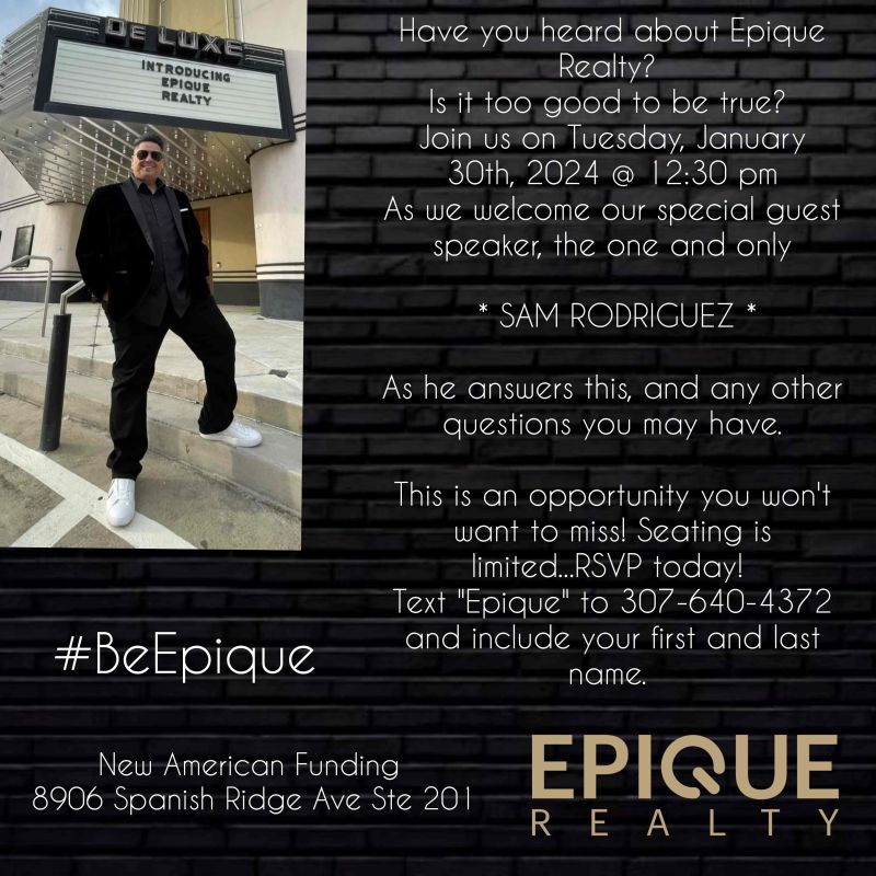 Cesar Tobar on LinkedIn: Las Vegas Realtors Have you heard of Epique ... Cesar Tobar on LinkedIn: Las Vegas Realtors Have you heard of Epique ...