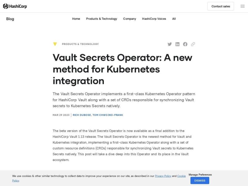 Erik Osterman (Cloud Posse) on LinkedIn: HashiCorp Vault Secrets ... Erik Osterman (Cloud Posse) on LinkedIn: HashiCorp Vault Secrets ...