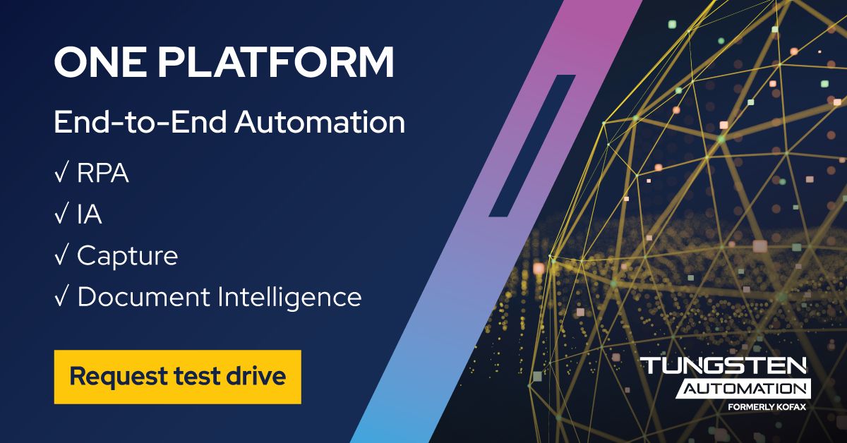 Tungsten Automation on LinkedIn: Request a Demo | Tungsten Intelligent ... Tungsten Automation on LinkedIn: Request a Demo | Tungsten Intelligent ...
