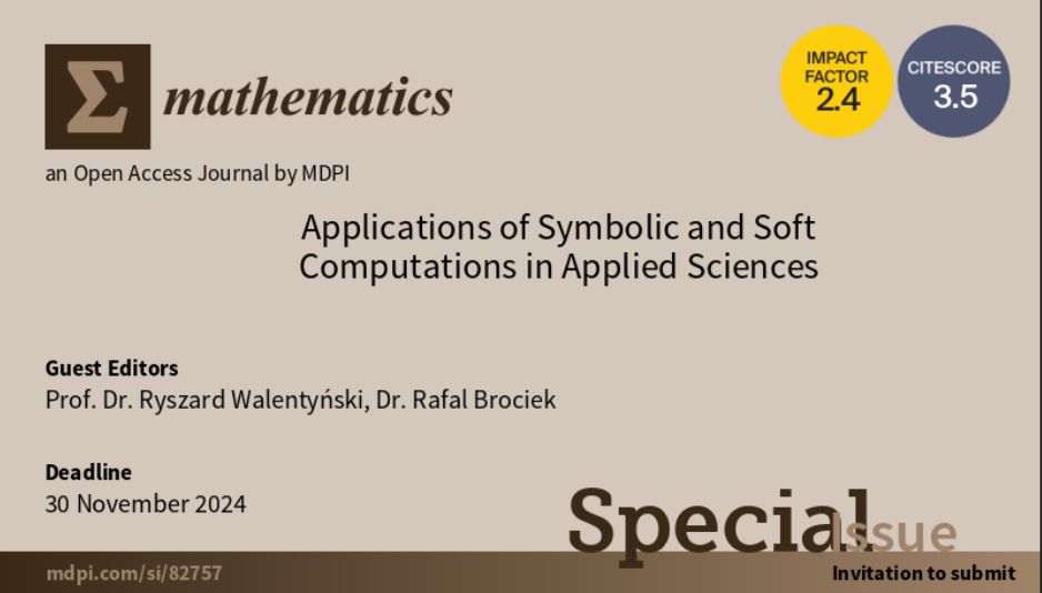 Mathematics MDPI on LinkedIn: #symbolicsoftcomputations # ... Mathematics MDPI on LinkedIn: #symbolicsoftcomputations # ...