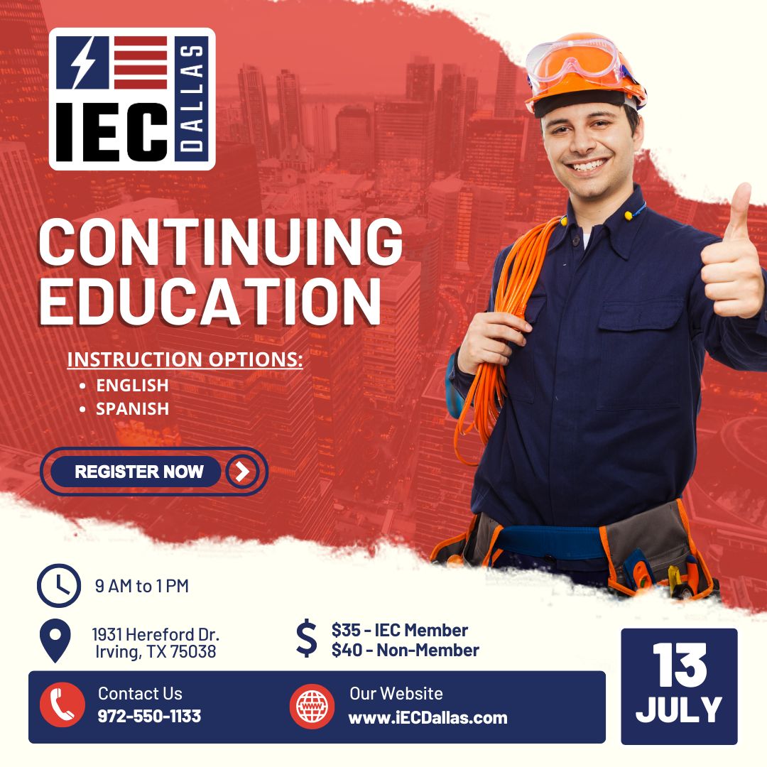 Independent Electrical Contractors (IEC)- Dallas Chapter on LinkedIn ... Independent Electrical Contractors (IEC)- Dallas Chapter on LinkedIn ...