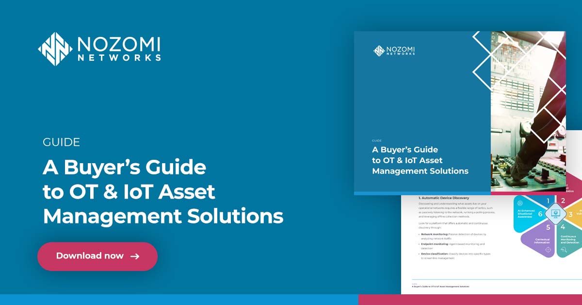 Buyer's guide: How OT asset management solutions enable better risk ... Buyer's guide: How OT asset management solutions enable better risk ...