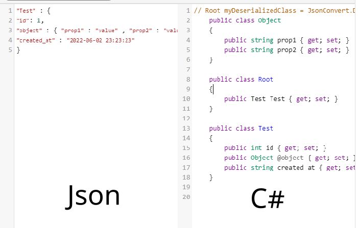 César M. on LinkedIn: Convert JSON to C# Classes Online - Json2CSharp ... César M. on LinkedIn: Convert JSON to C# Classes Online - Json2CSharp ...