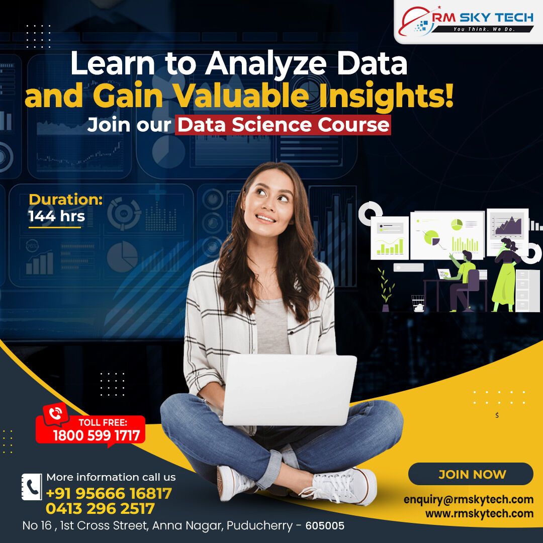 RM Skytech Puducherry on LinkedIn: Data Science - RM SkyTech RM Skytech Puducherry on LinkedIn: Data Science - RM SkyTech