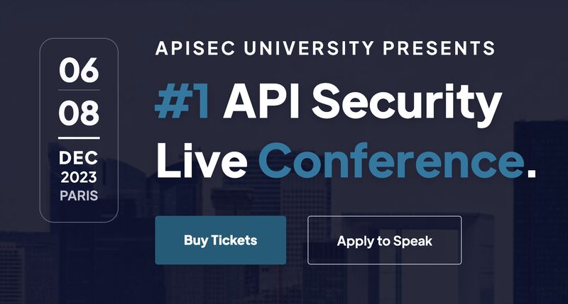 APIsec University on LinkedIn: APISEC CON 2024 - THE API Security ... APIsec University on LinkedIn: APISEC CON 2024 - THE API Security ...