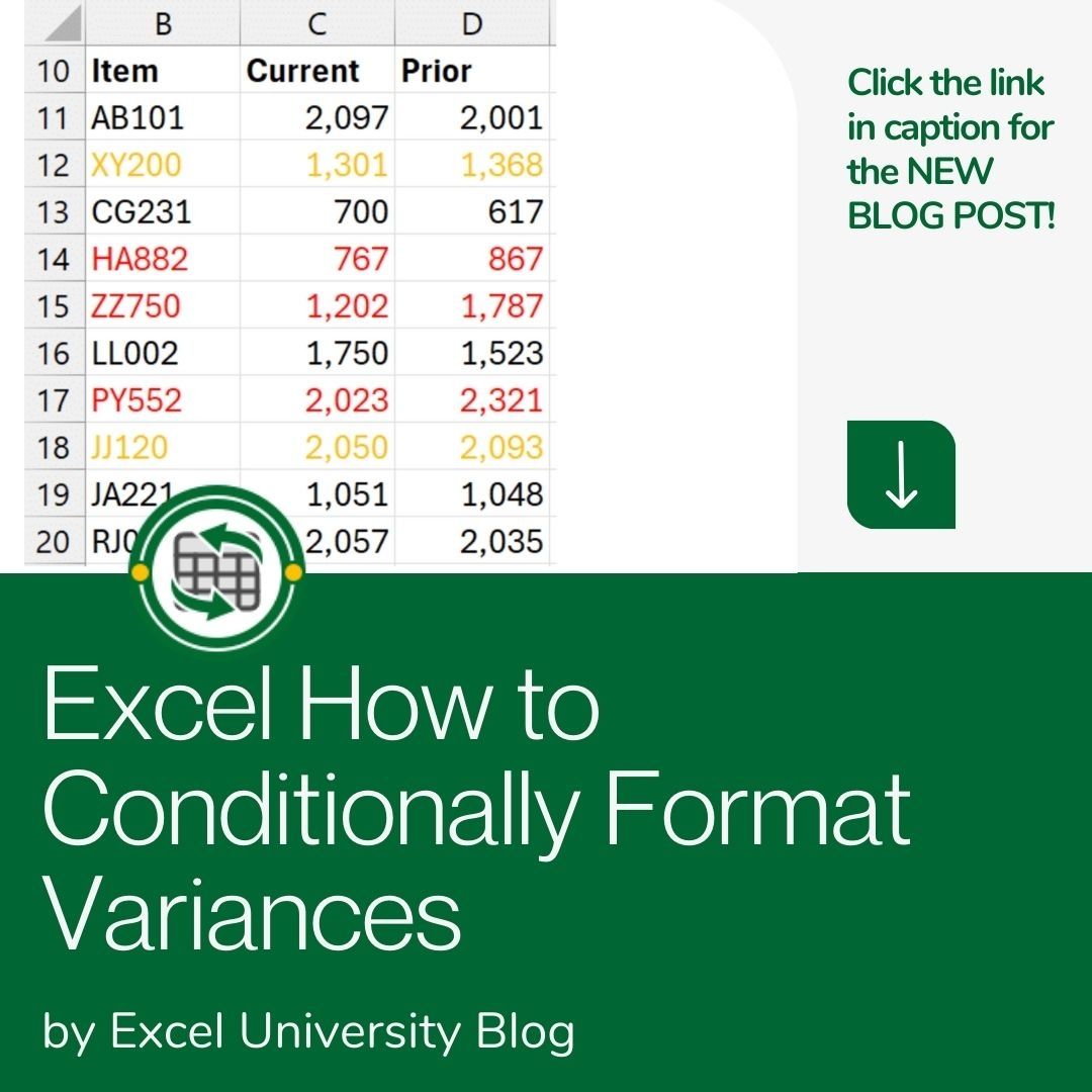 Excel University, Inc. on LinkedIn: I want a cell to be conditionally ... Excel University, Inc. on LinkedIn: I want a cell to be conditionally ...