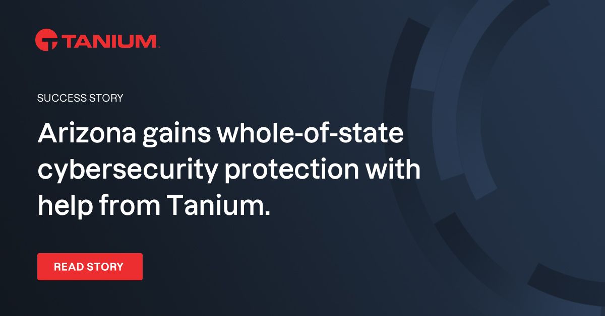 Joshua Walti on LinkedIn: State of Arizona | Tanium Joshua Walti on LinkedIn: State of Arizona | Tanium
