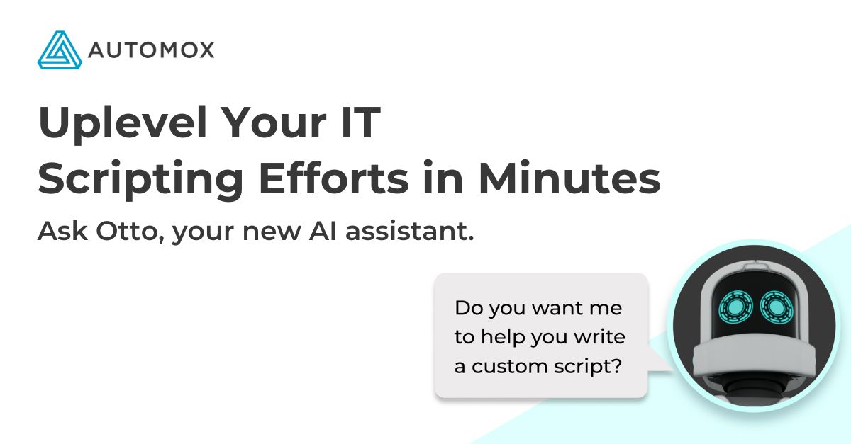 Automox on LinkedIn: Otto AI - your scripting wizard. 🪄 Whip up custom ... Automox on LinkedIn: Otto AI - your scripting wizard. 🪄 Whip up custom ...