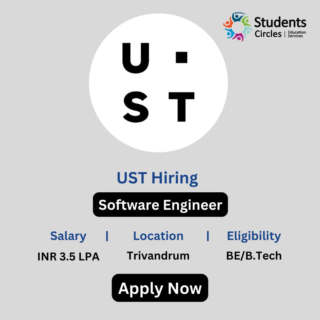 Students Circles on LinkedIn: #ustcareers #offcampusdrive # ... Students Circles on LinkedIn: #ustcareers #offcampusdrive # ...