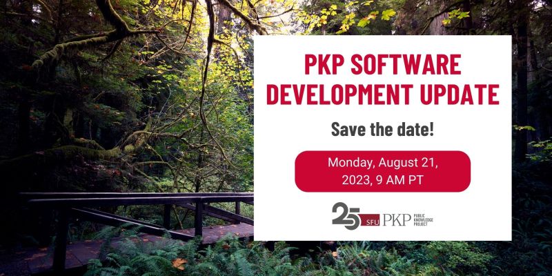 Public Knowledge Project on LinkedIn: 🔊 PKP invites you to save the ... Public Knowledge Project on LinkedIn: 🔊 PKP invites you to save the ...