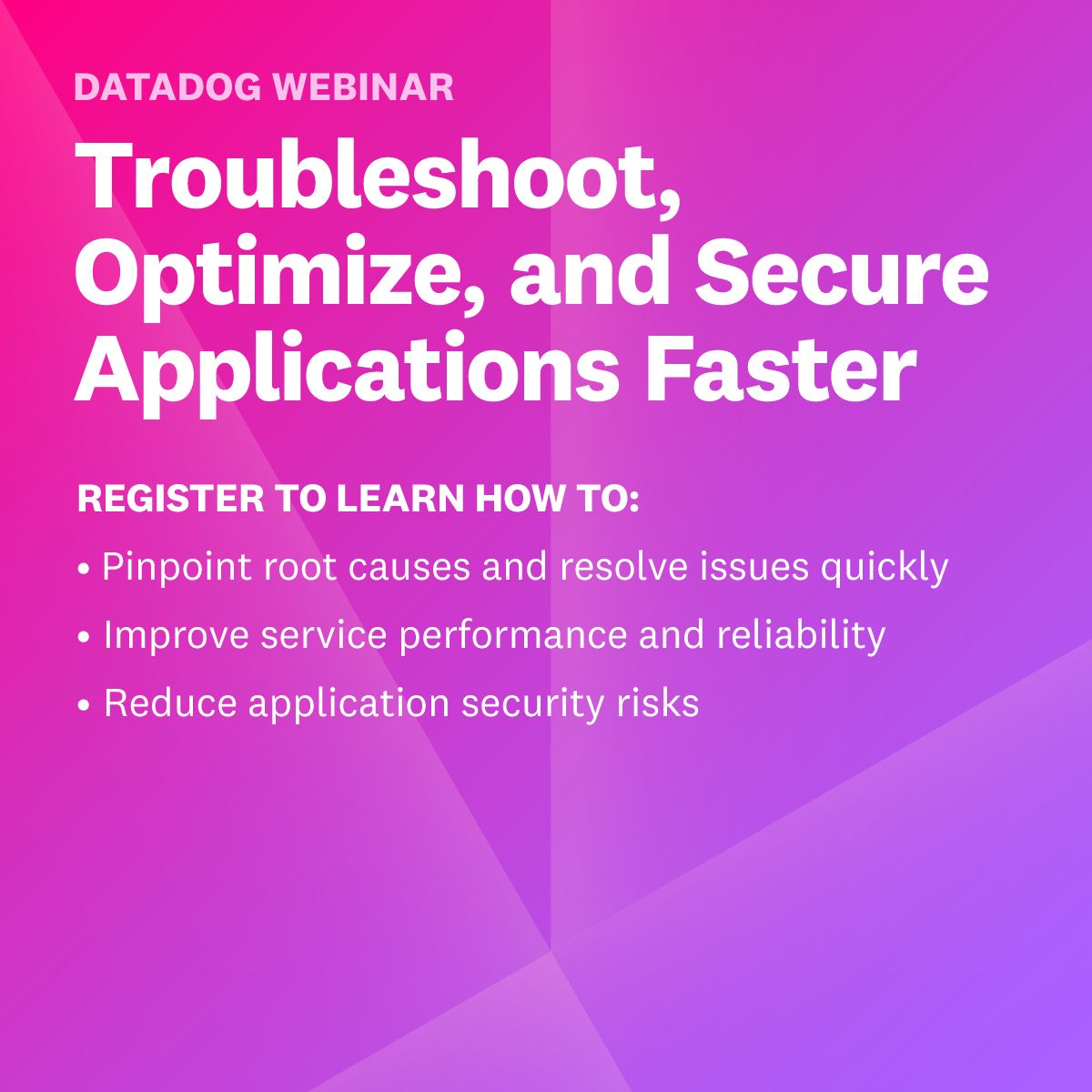 Datadog on LinkedIn: Datadog APM Webinar: Troubleshoot, Optimize, and ... Datadog on LinkedIn: Datadog APM Webinar: Troubleshoot, Optimize, and ...