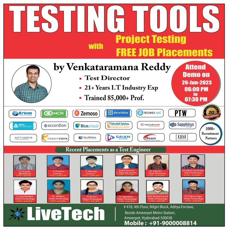 LiveTech QA on LinkedIn: #softwaretesting #softwaretestingtraining # ... LiveTech QA on LinkedIn: #softwaretesting #softwaretestingtraining # ...