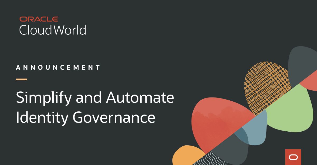 Yoshio Tamiya on LinkedIn: Oracle Access Governance Helps Organizations ... Yoshio Tamiya on LinkedIn: Oracle Access Governance Helps Organizations ...