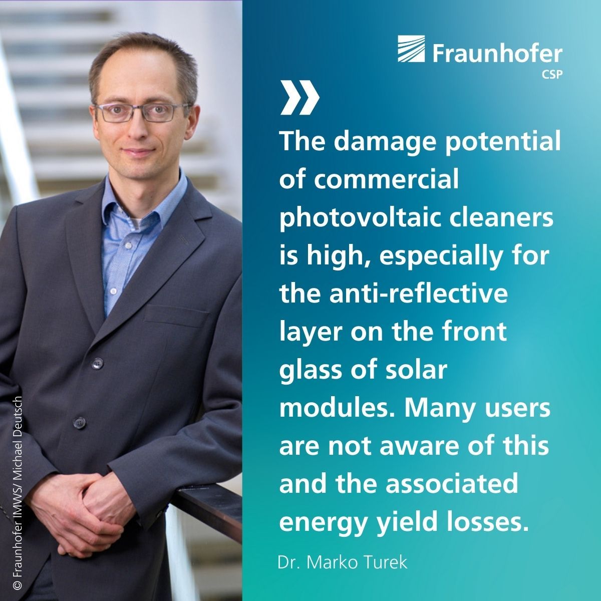 Fraunhofer Institute for Microstructure of Materials and Systems IMWS ... Fraunhofer Institute for Microstructure of Materials and Systems IMWS ...