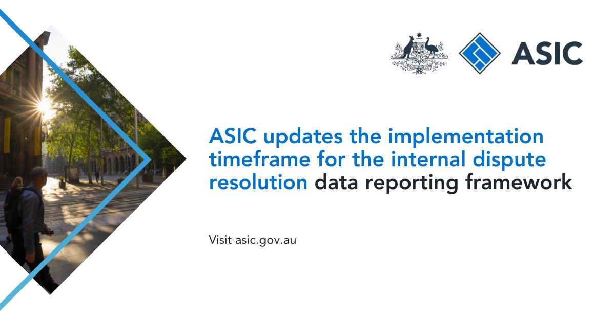 ASIC on LinkedIn: 23-117MR ASIC updates the implementation timeframe ... ASIC on LinkedIn: 23-117MR ASIC updates the implementation timeframe ...