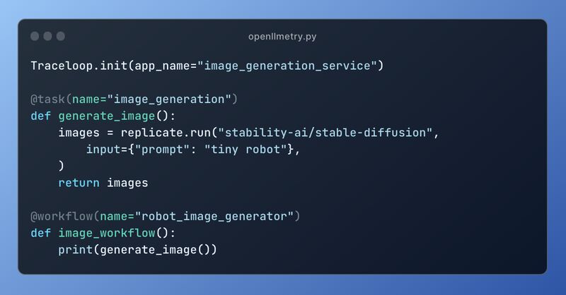 Replicate on LinkedIn: OpenLLMetry from Traceloop now supports ... Replicate on LinkedIn: OpenLLMetry from Traceloop now supports ...