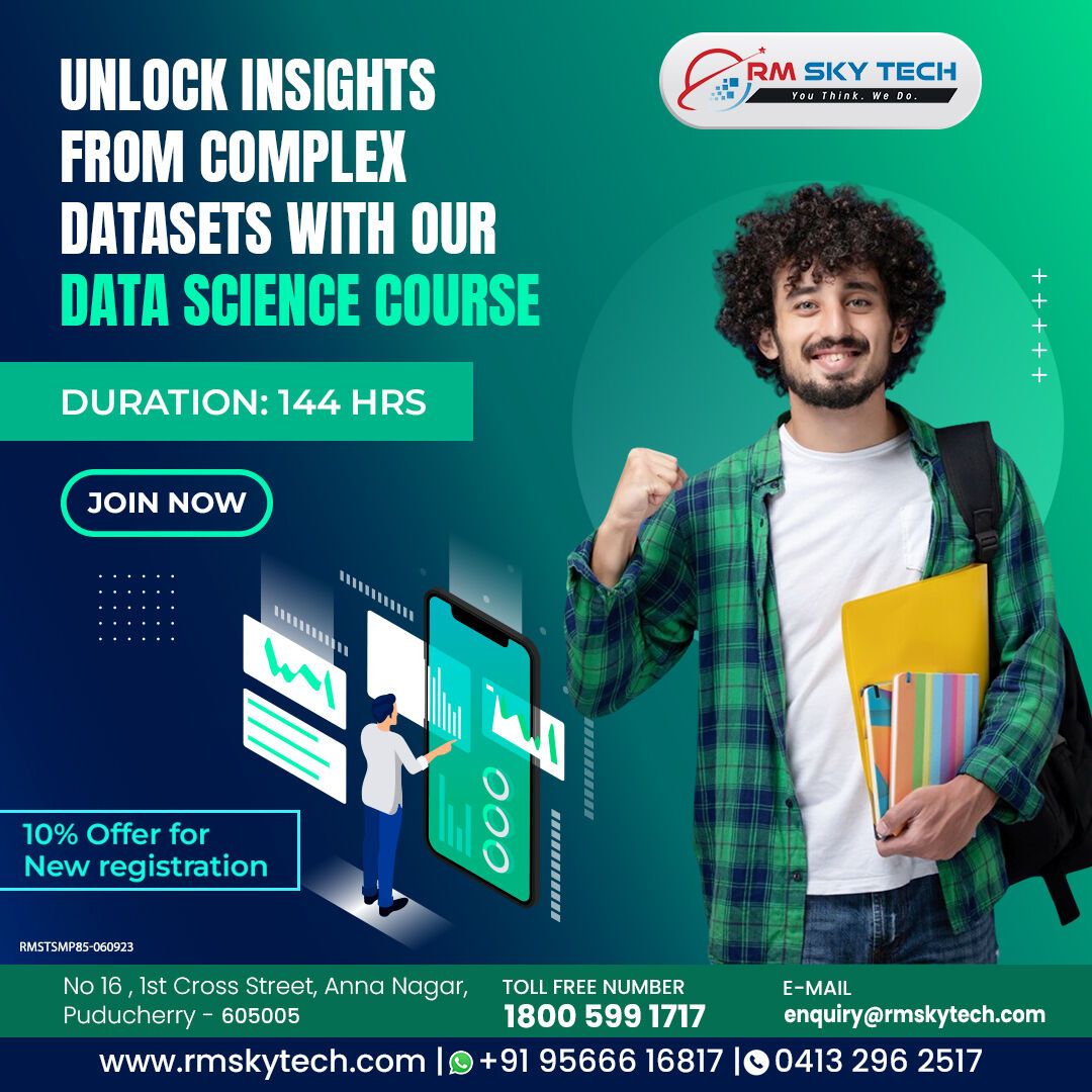 RM Skytech Puducherry on LinkedIn: Data Science - RM SkyTech RM Skytech Puducherry on LinkedIn: Data Science - RM SkyTech