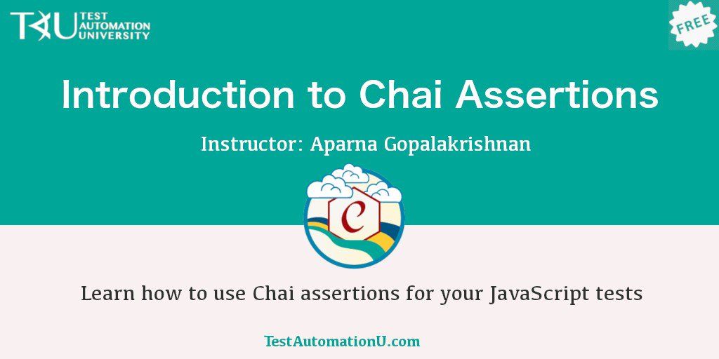 TestAutomationU on LinkedIn: Introduction to Chai Assertions TestAutomationU on LinkedIn: Introduction to Chai Assertions
