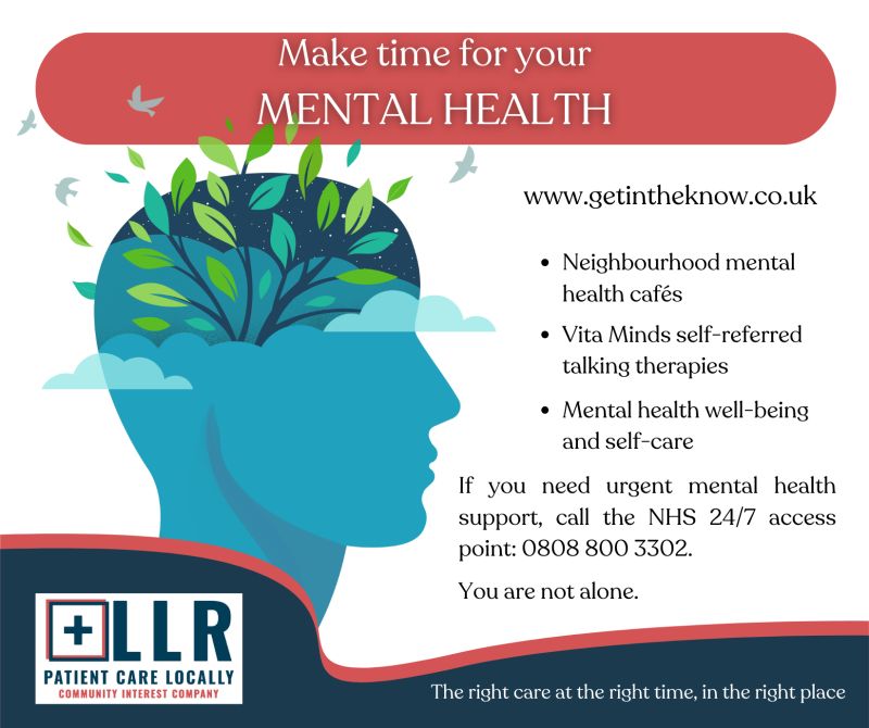 LLR Patient Care Locally on LinkedIn: Mental Health & Wellbeing - LLR ICB LLR Patient Care Locally on LinkedIn: Mental Health & Wellbeing - LLR ICB