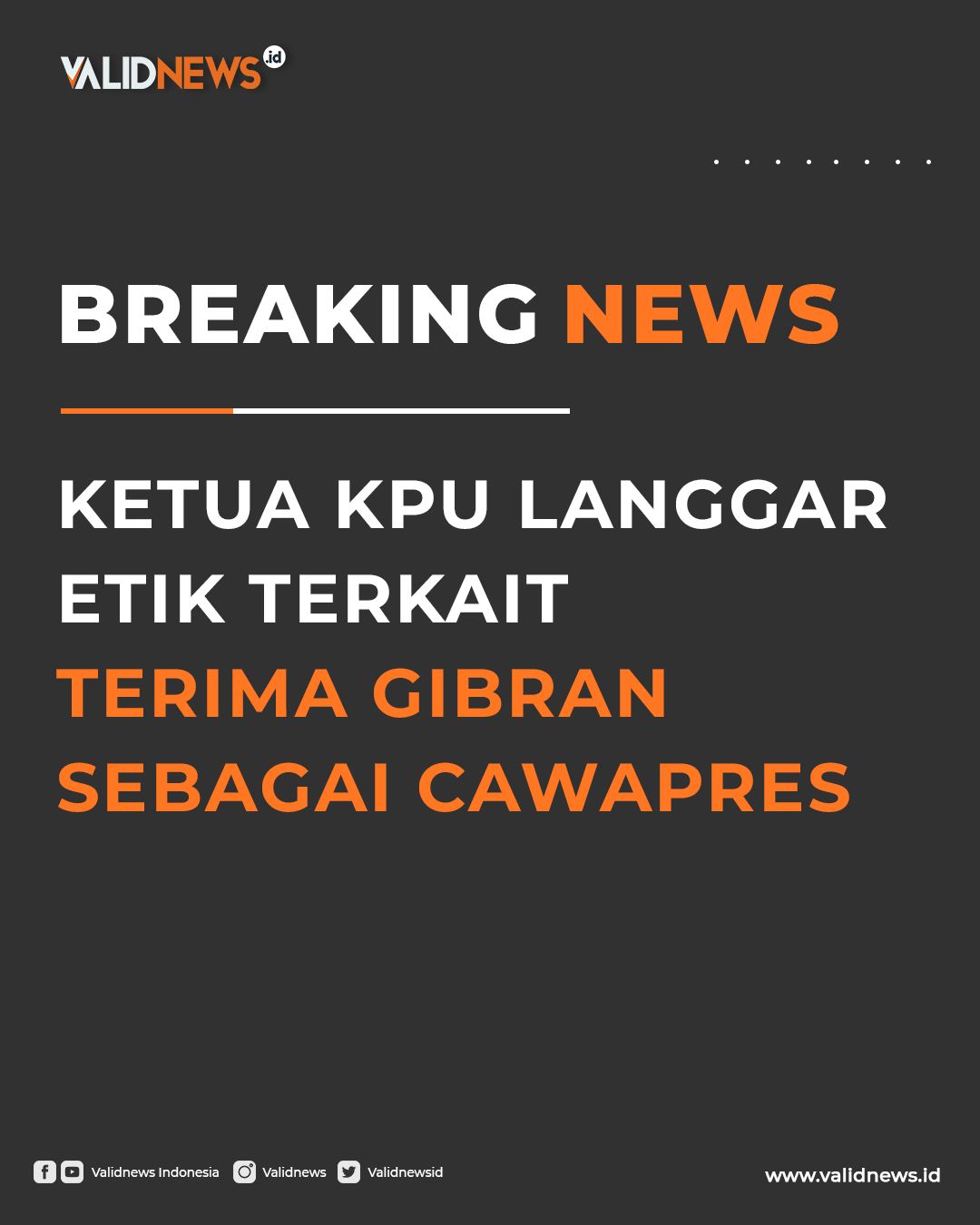 Validnews Indonesia on LinkedIn: #breakingnews #ketuakpu #hasyimasyari ... Validnews Indonesia on LinkedIn: #breakingnews #ketuakpu #hasyimasyari ...