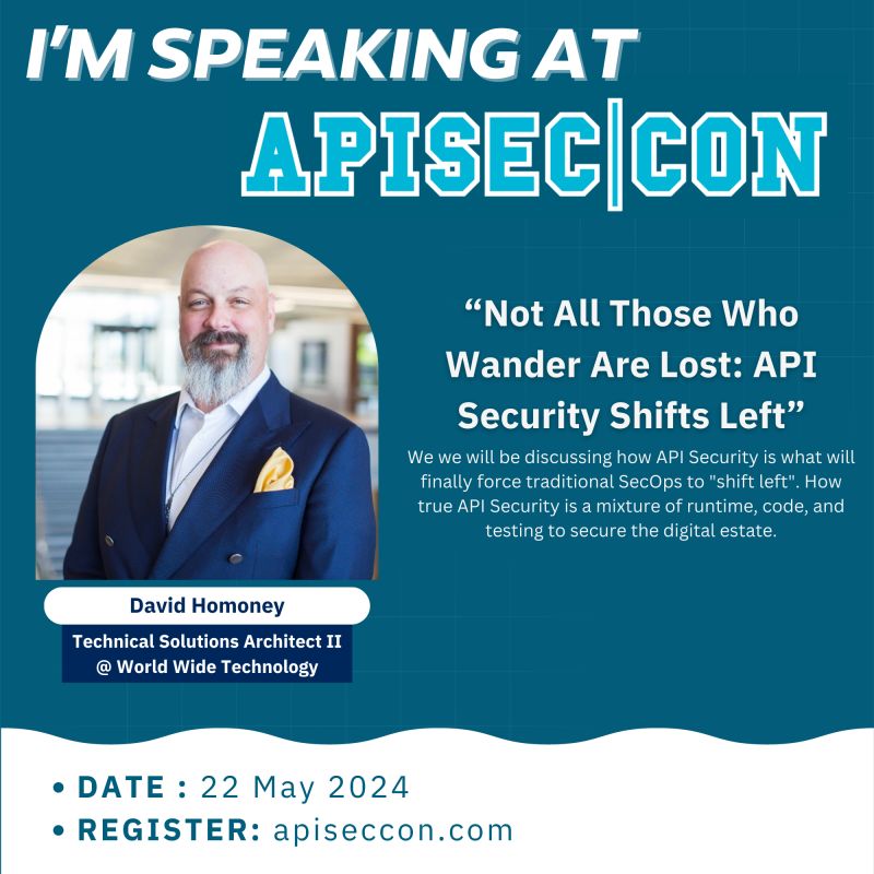 APIsec University on LinkedIn: 🚨 APISEC CON Speaker Alert 🚨 David ... APIsec University on LinkedIn: 🚨 APISEC CON Speaker Alert 🚨 David ...