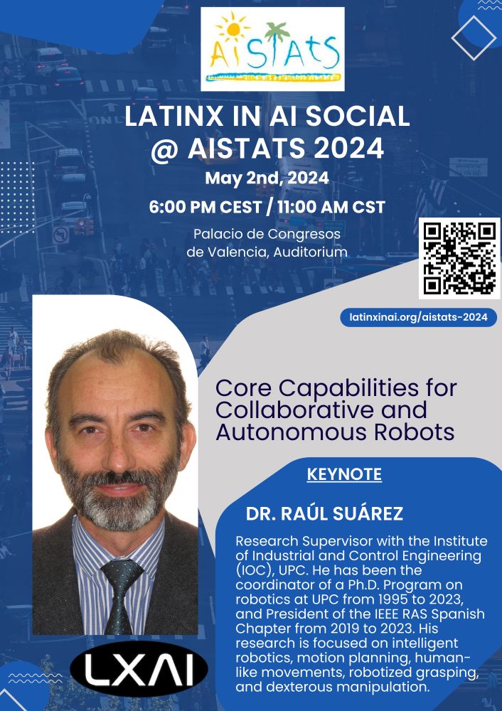 Latinx in AI (LXAI) on LinkedIn: #keynote #latinxinai #aistats Latinx in AI (LXAI) on LinkedIn: #keynote #latinxinai #aistats