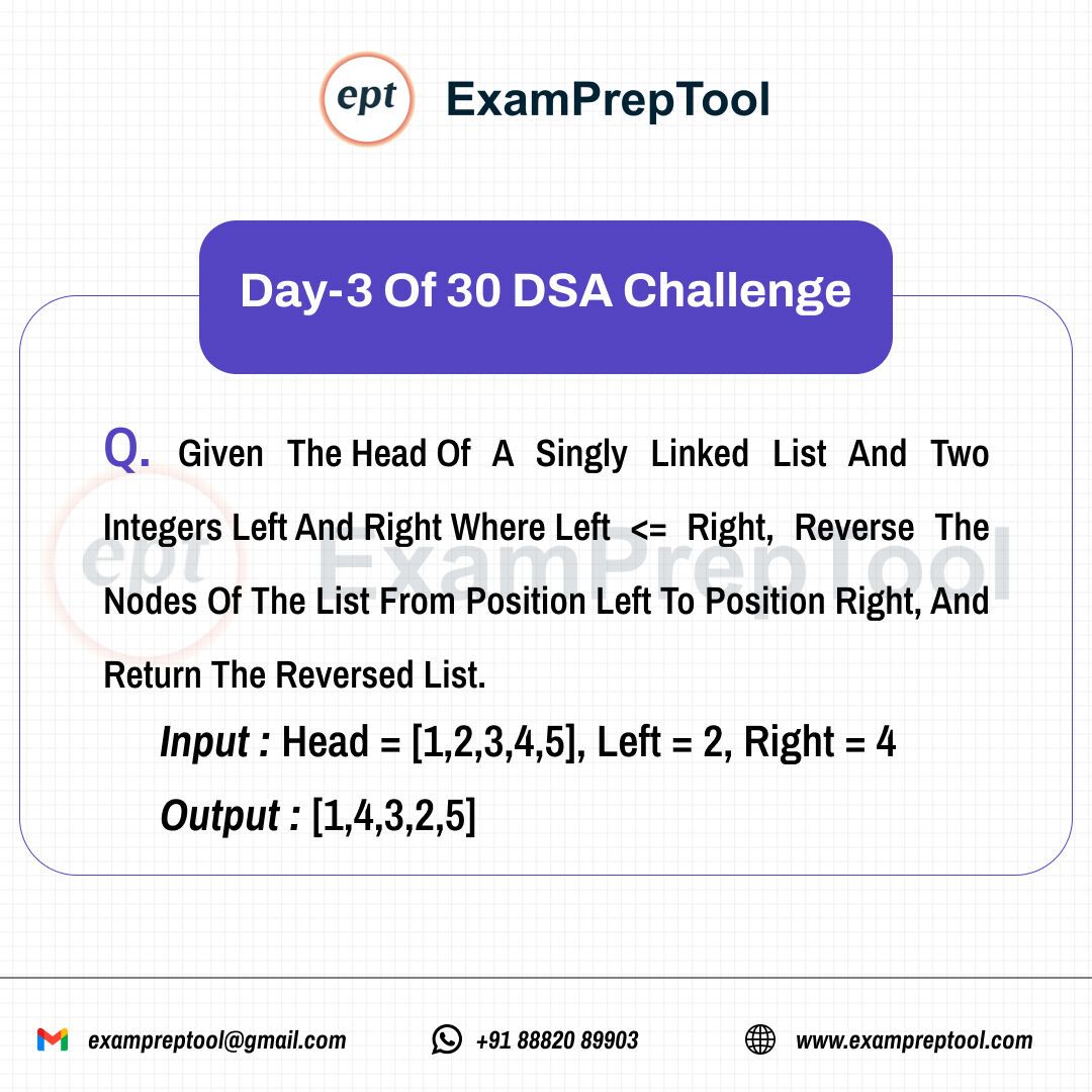 ExamPrepTool on LinkedIn: #3daysdsachallenge #ept #dsa #datastructures ... ExamPrepTool on LinkedIn: #3daysdsachallenge #ept #dsa #datastructures ...