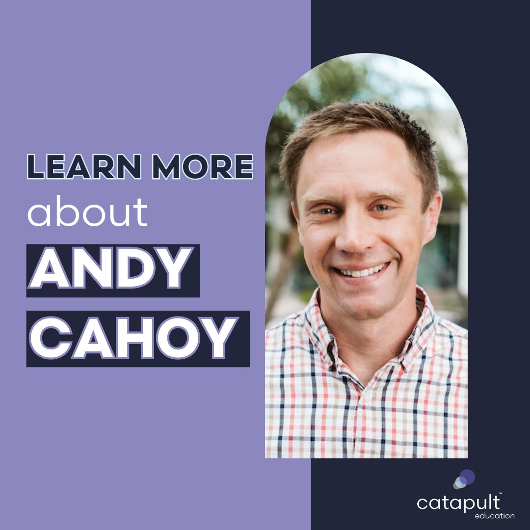 Catapult Organization on LinkedIn: Let's get to know Andy Cahoy, Chief ... Catapult Organization on LinkedIn: Let's get to know Andy Cahoy, Chief ...