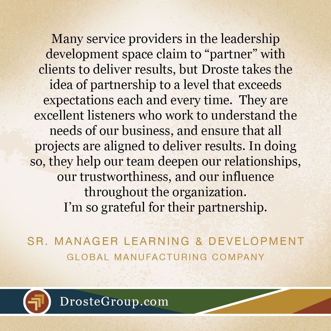 Droste Group on LinkedIn: #leadershipdevelopment #leadership # ... Droste Group on LinkedIn: #leadershipdevelopment #leadership # ...