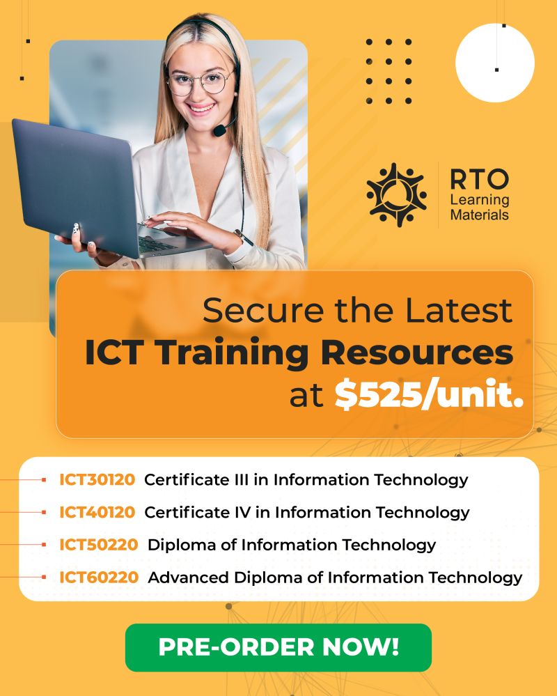 RTO Learning Materials on LinkedIn: #ict #training #rto # ... RTO Learning Materials on LinkedIn: #ict #training #rto # ...