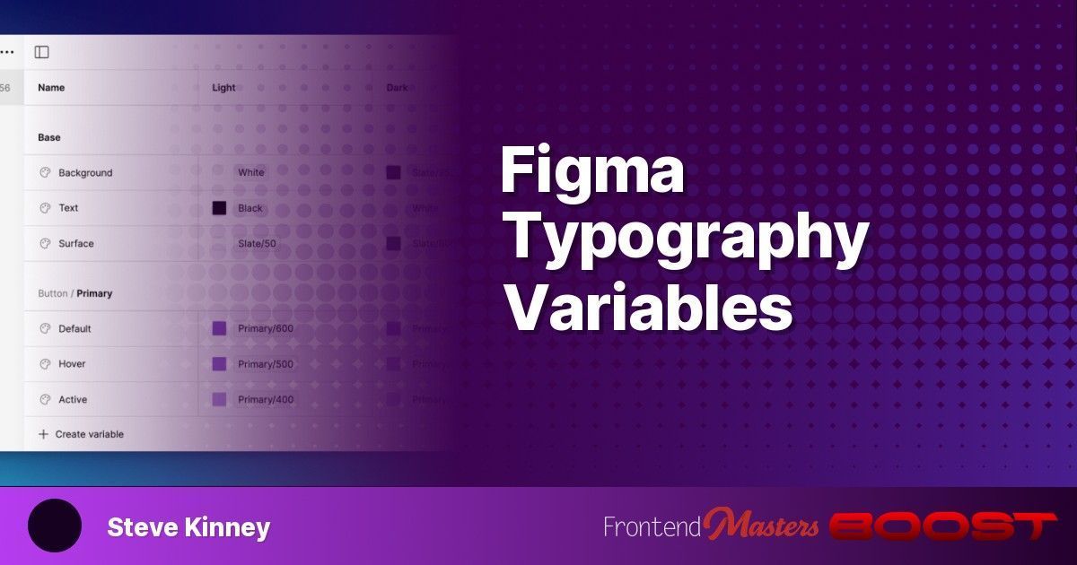 Frontend Masters on LinkedIn: Figma Typography Variables Frontend Masters on LinkedIn: Figma Typography Variables