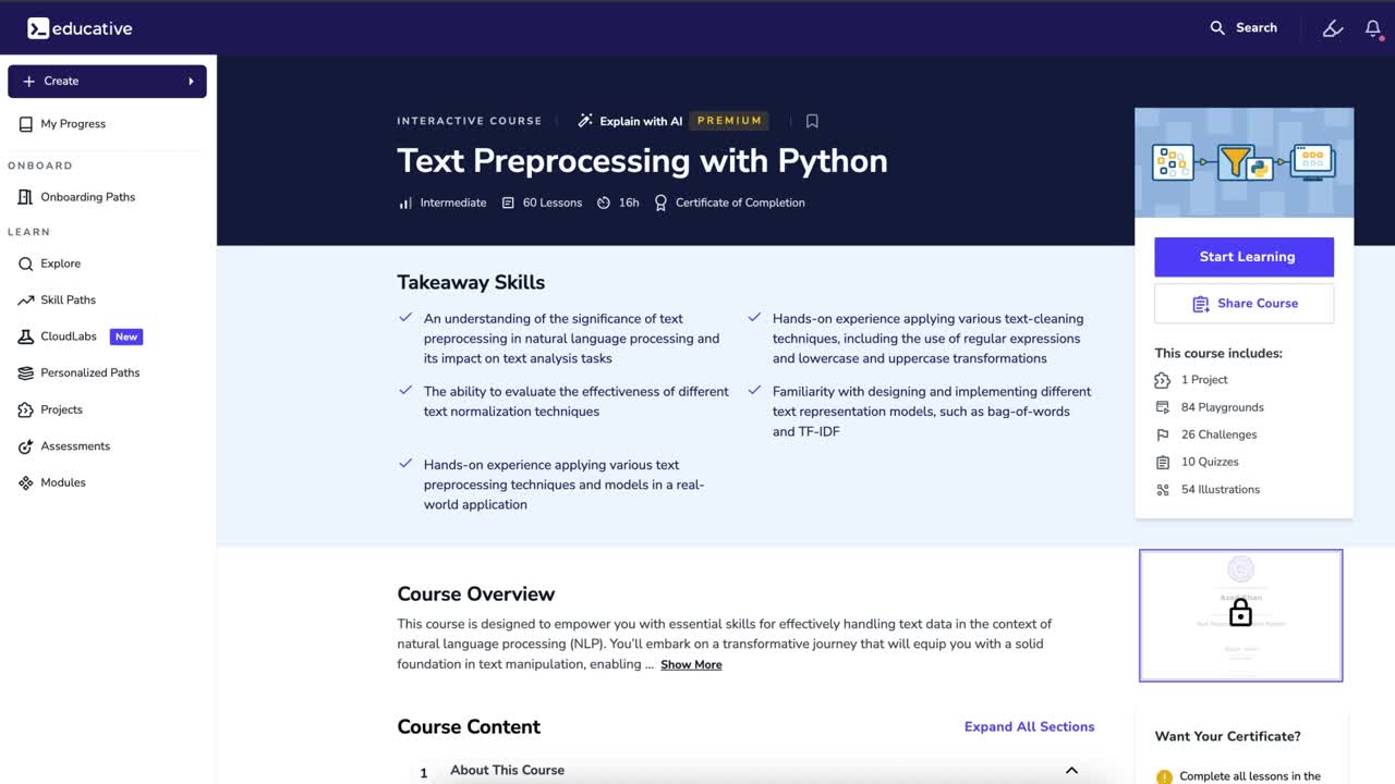 Educative on LinkedIn: Text Preprocessing with Python Educative on LinkedIn: Text Preprocessing with Python