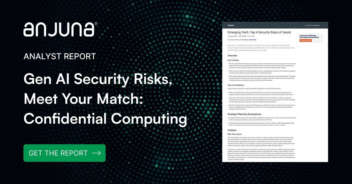 Anjuna Security on LinkedIn: #datasecurity #confidentialcomputing #ai # ... Anjuna Security on LinkedIn: #datasecurity #confidentialcomputing #ai # ...