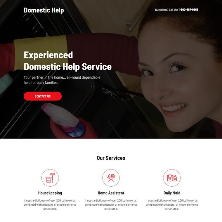 Mousumi Mahanti on LinkedIn: minimal domestic help service lead capture ... Mousumi Mahanti on LinkedIn: minimal domestic help service lead capture ...