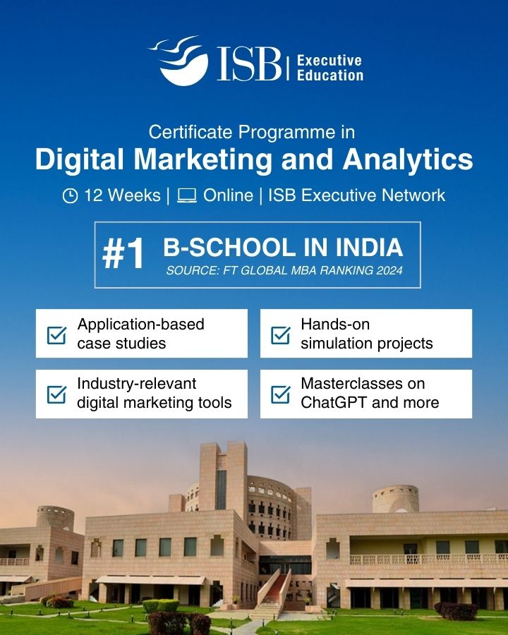 ISB Executive Education on LinkedIn: ISB Digital marketing Course ... ISB Executive Education on LinkedIn: ISB Digital marketing Course ...