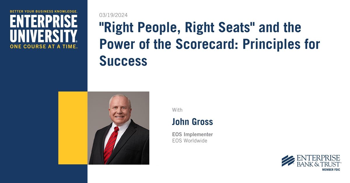 Driving Change, Inc. on LinkedIn: Join John Gross, EOS Implementer at ... Driving Change, Inc. on LinkedIn: Join John Gross, EOS Implementer at ...