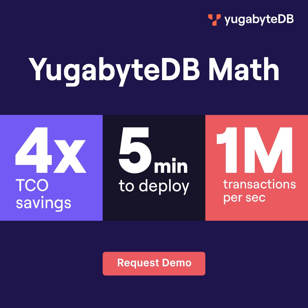 Ajit Shinde on LinkedIn: YugabyteDB: High-Performing Distributed SQL ... Ajit Shinde on LinkedIn: YugabyteDB: High-Performing Distributed SQL ...