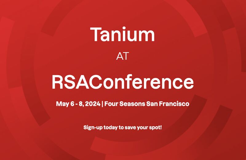 Joshua Walti on LinkedIn: Tanium at RSA Joshua Walti on LinkedIn: Tanium at RSA