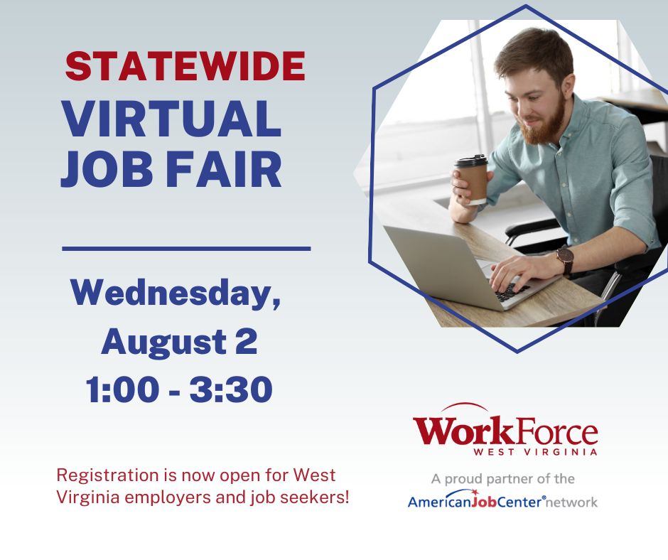 Andrea Bond on LinkedIn: WorkForce West Virginia announces August 2 ... Andrea Bond on LinkedIn: WorkForce West Virginia announces August 2 ...