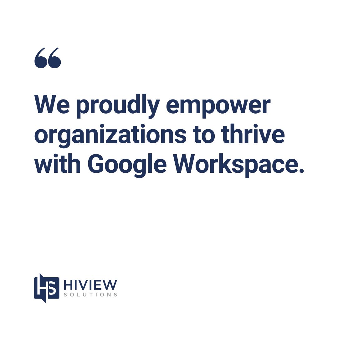 HiView Solutions on LinkedIn: #hiview #empowerment #googleworkspace # ... HiView Solutions on LinkedIn: #hiview #empowerment #googleworkspace # ...