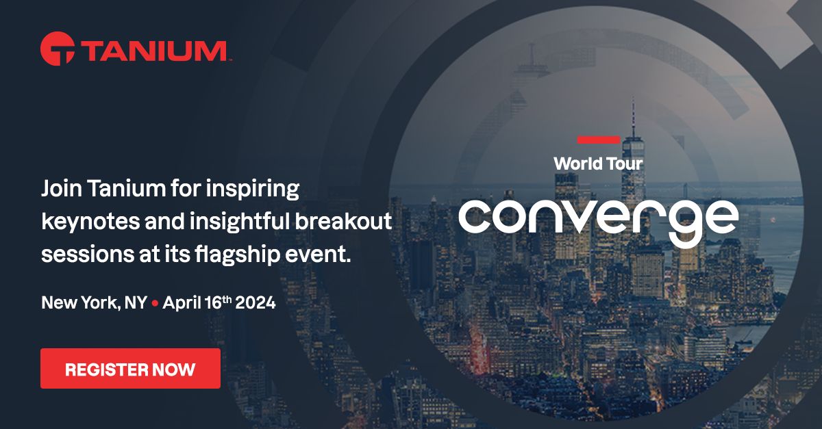 Tanium on LinkedIn: Converge World Tour | Tanium Tanium on LinkedIn: Converge World Tour | Tanium