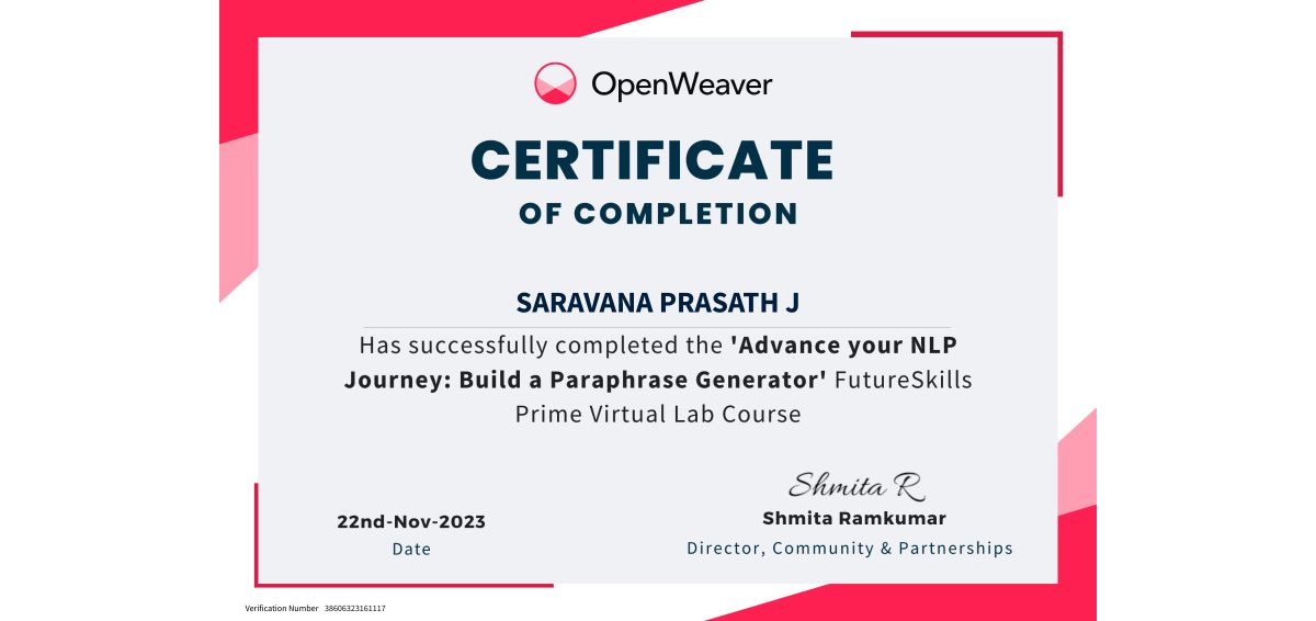 SARAVANA PRASATH J on LinkedIn: 'Build your own NLP Paraphrase ... SARAVANA PRASATH J on LinkedIn: 'Build your own NLP Paraphrase ...