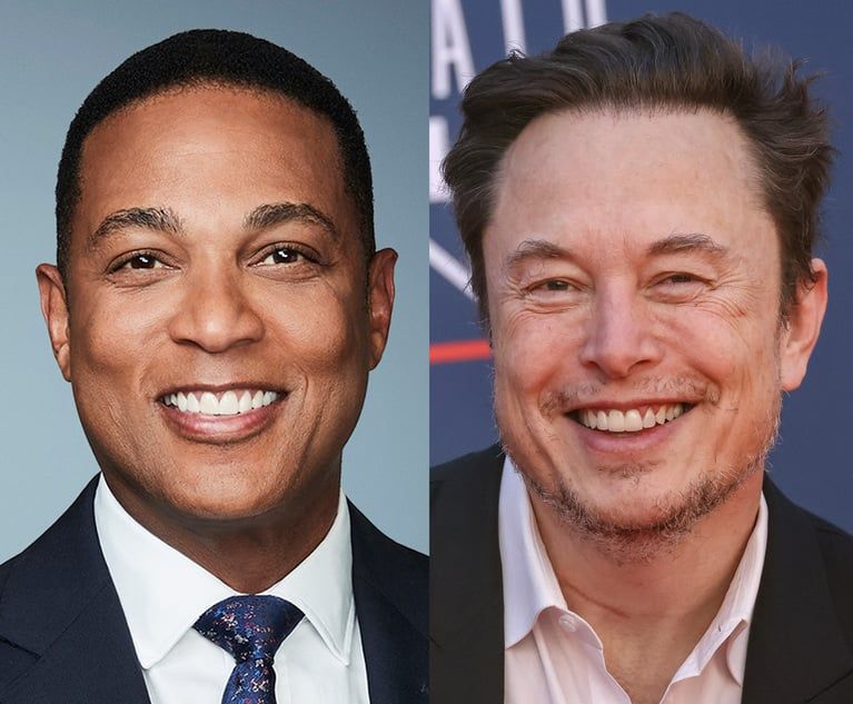 Legaltech News on LinkedIn: Ex-CNN Host Don Lemon Sues Elon Musk Over ... Legaltech News on LinkedIn: Ex-CNN Host Don Lemon Sues Elon Musk Over ...