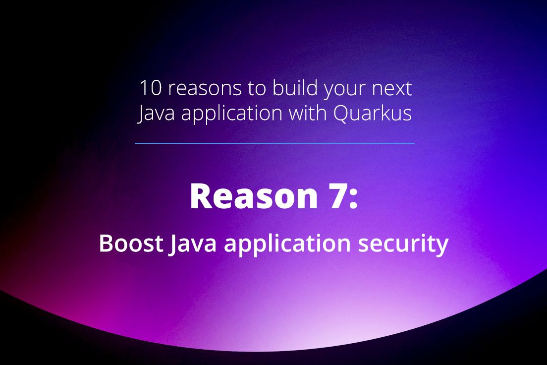 Quarkusio on LinkedIn: 10 reasons to build your next Java app w ... Quarkusio on LinkedIn: 10 reasons to build your next Java app w ...