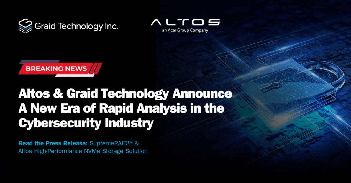 Graid Technology Inc. on LinkedIn: PRESS RELEASE: Altos Computing ... Graid Technology Inc. on LinkedIn: PRESS RELEASE: Altos Computing ...