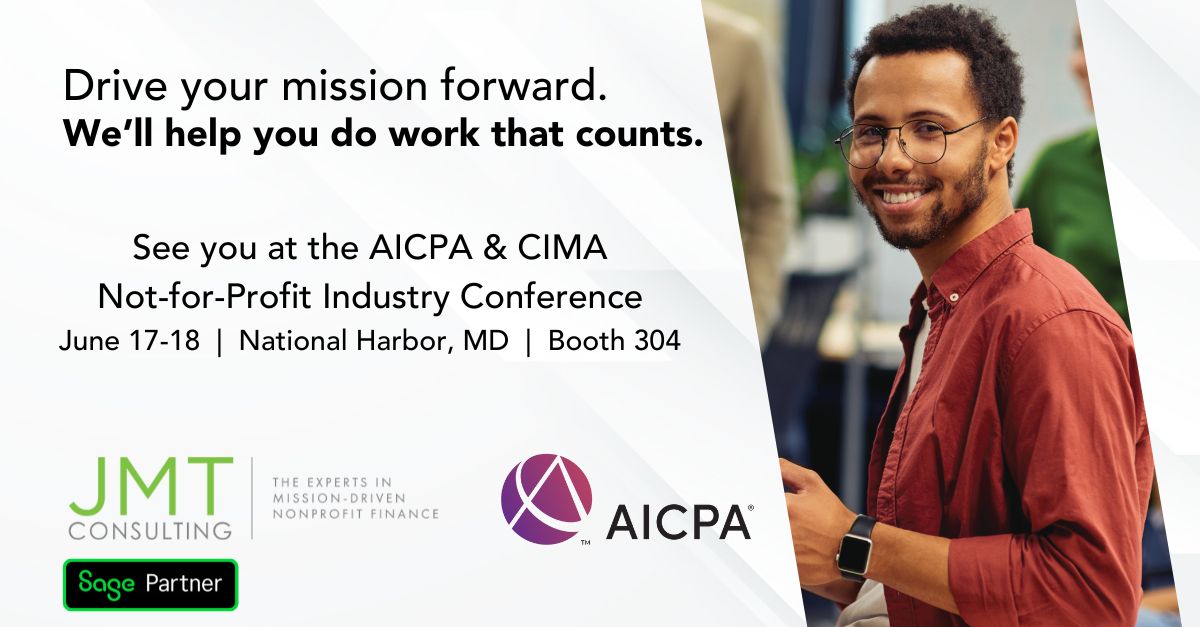 JMT Consulting on LinkedIn: #nonprofit #finance #accounting #aicpa JMT Consulting on LinkedIn: #nonprofit #finance #accounting #aicpa