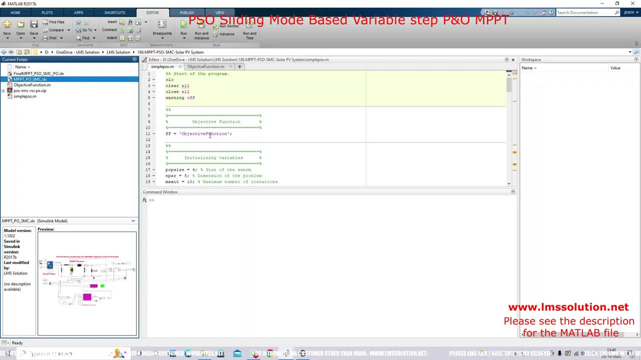 LMS Solution on LinkedIn: PSO Sliding mode Based Variable step P&O MPPT LMS Solution on LinkedIn: PSO Sliding mode Based Variable step P&O MPPT