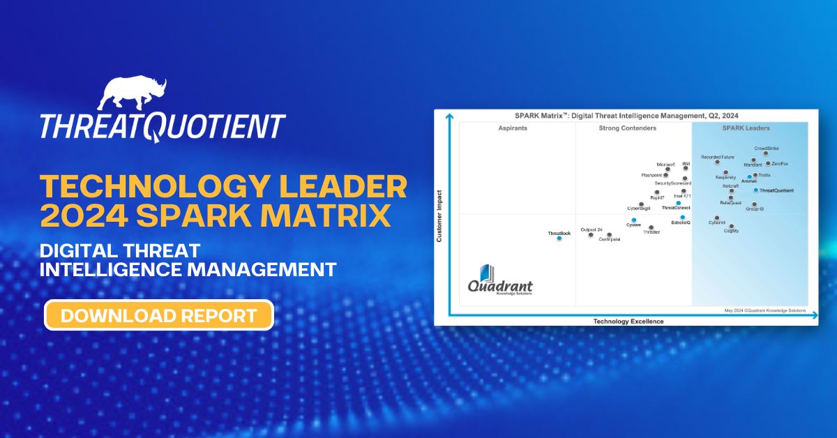 Murad Abdallat on LinkedIn: ThreatQuotient I ThreatQuotient Named ... Murad Abdallat on LinkedIn: ThreatQuotient I ThreatQuotient Named ...